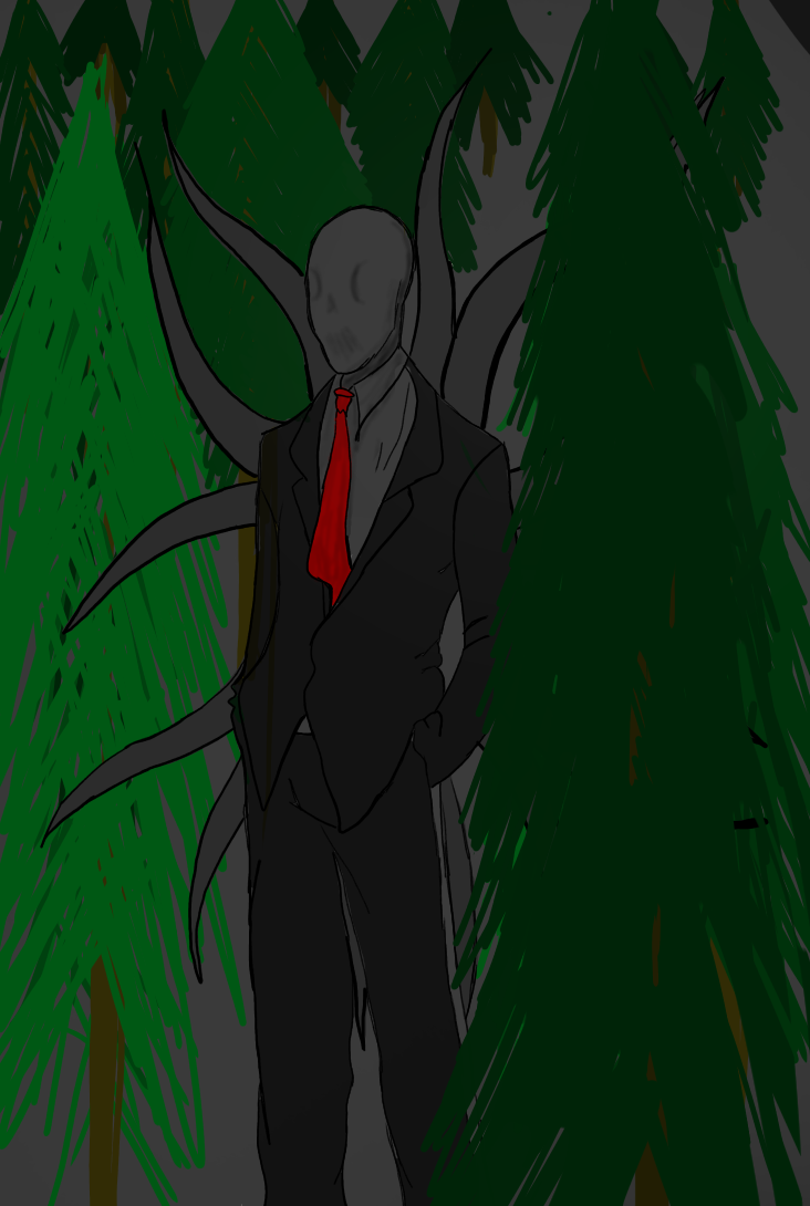 slender-man - ibisPaint