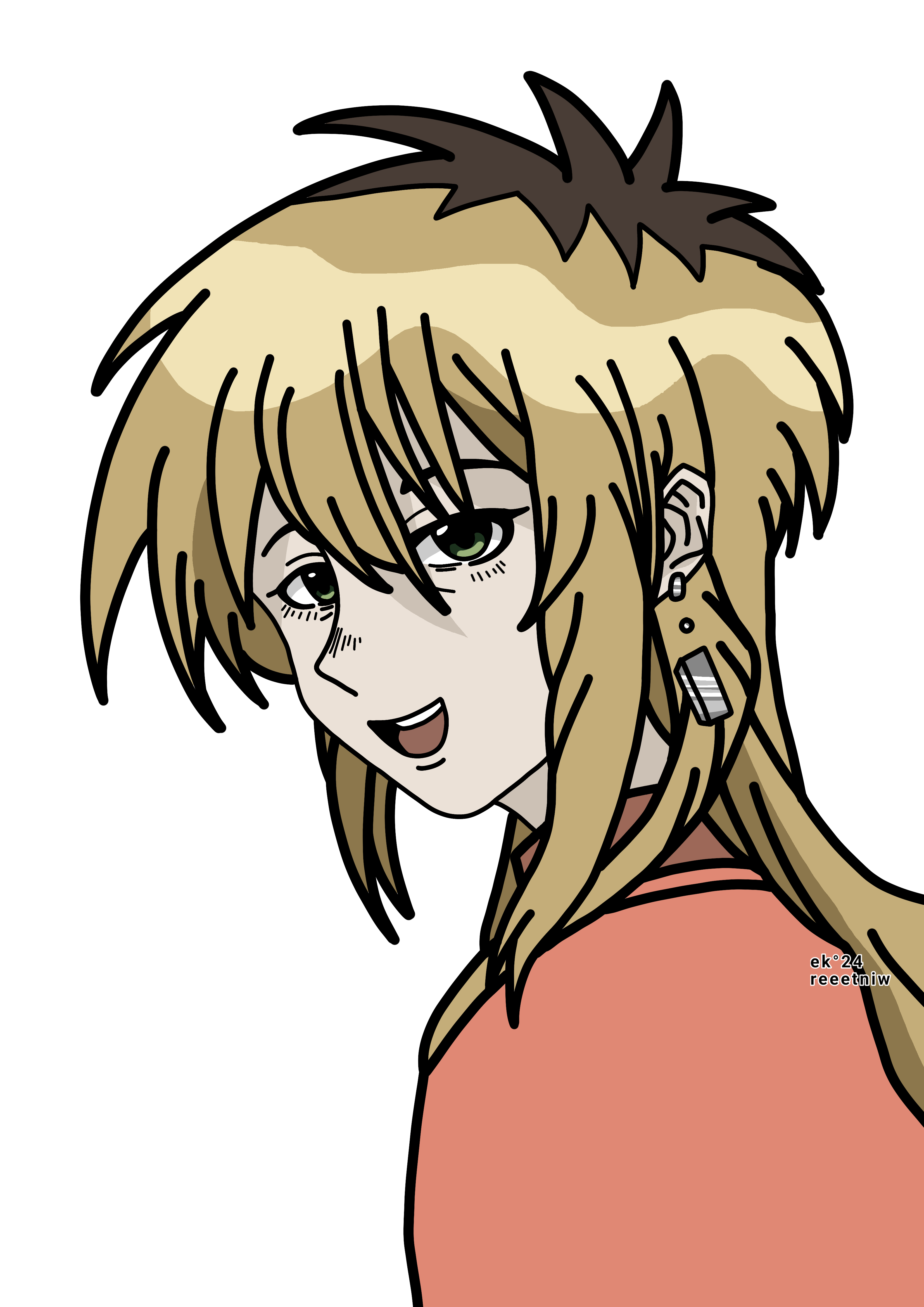 Miyako Ishida (A Silent Voice) fanart - ibisPaint