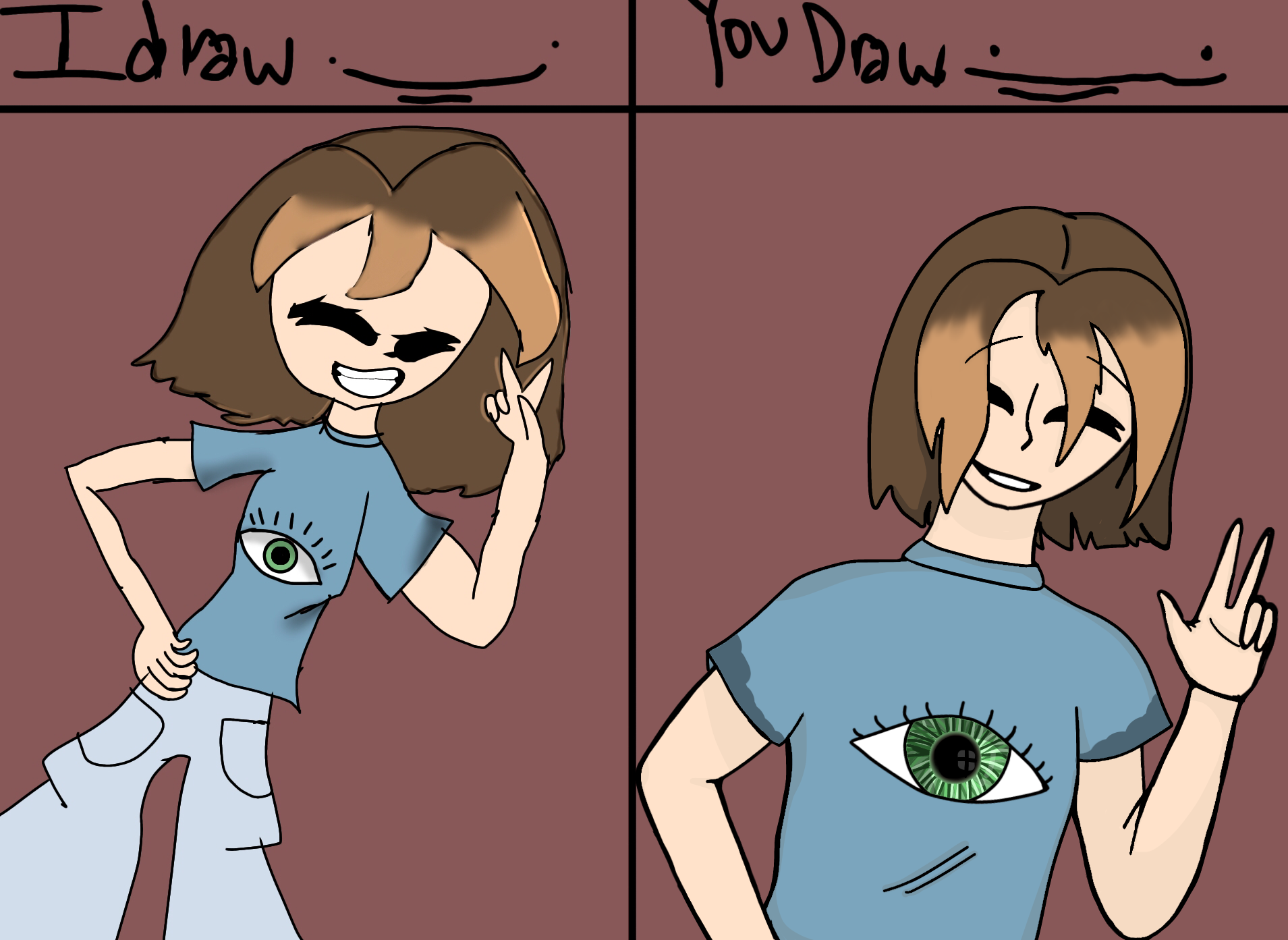 I draw you draw with Allie Apple ᪥ - ibisPaint