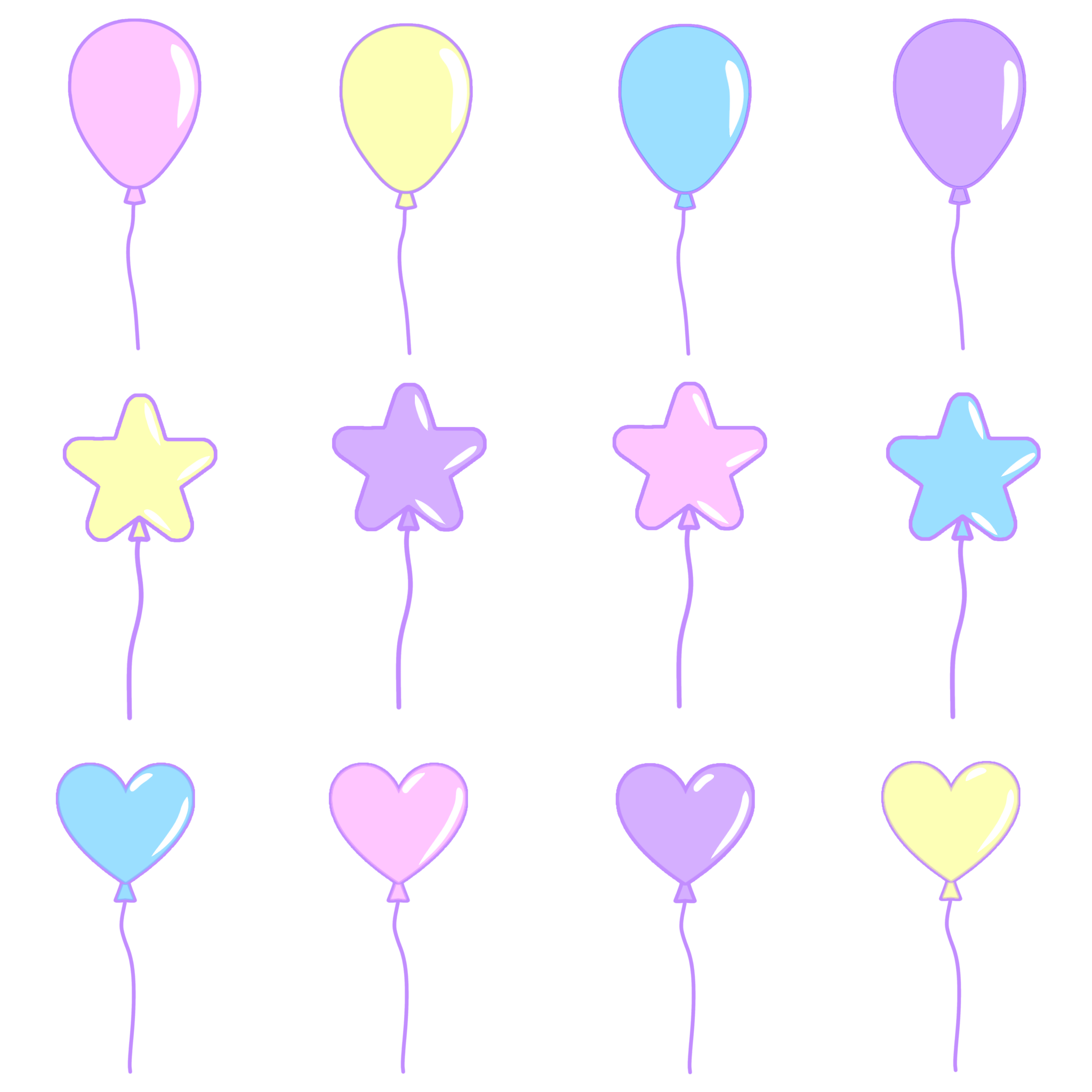 Dreamy stickers 3 a - ibisPaint