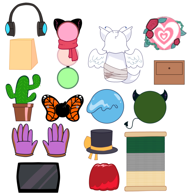 Assets for ANOS!! - ibisPaint