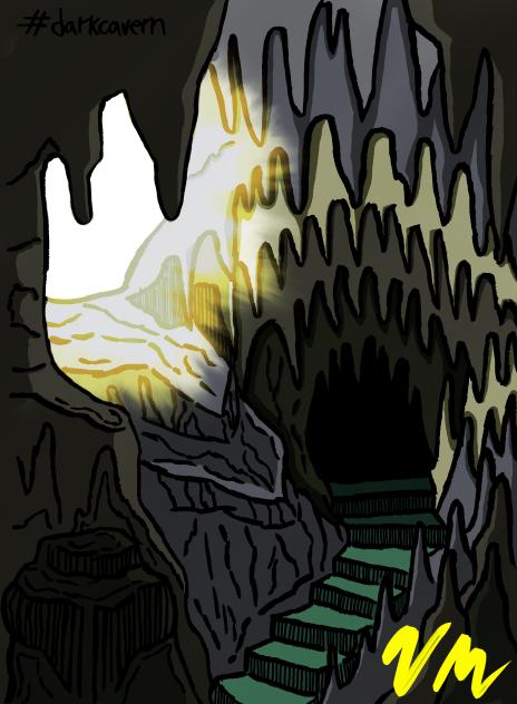 Dark Cavern - ibisPaint