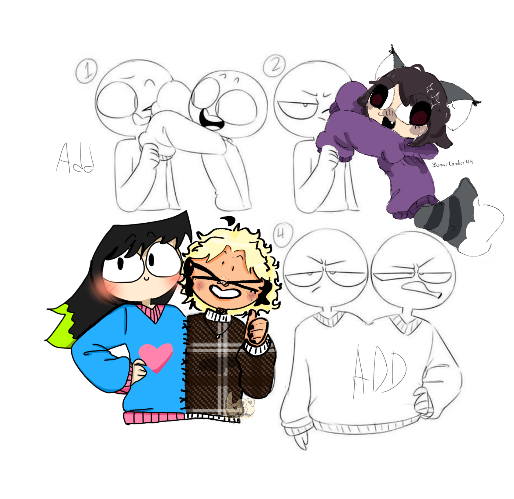 Sweater collab - ibisPaint