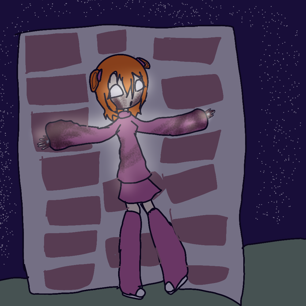 being tied to a wall is not very nice - ibisPaint