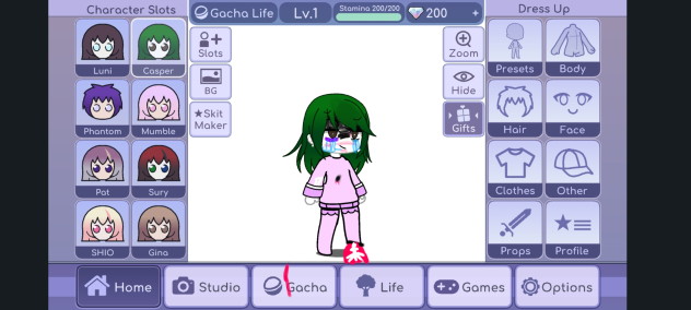 the hurt girl. - ibisPaint