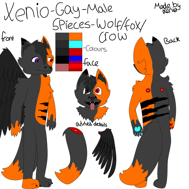 My ref sheet of my Oc, part two - ibisPaint