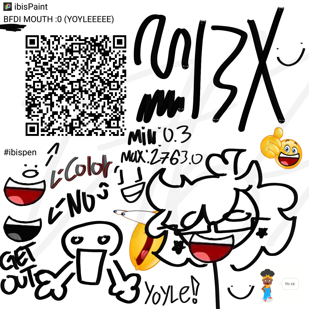 BFDI MOUTH BRUSH LOL - ibisPaint