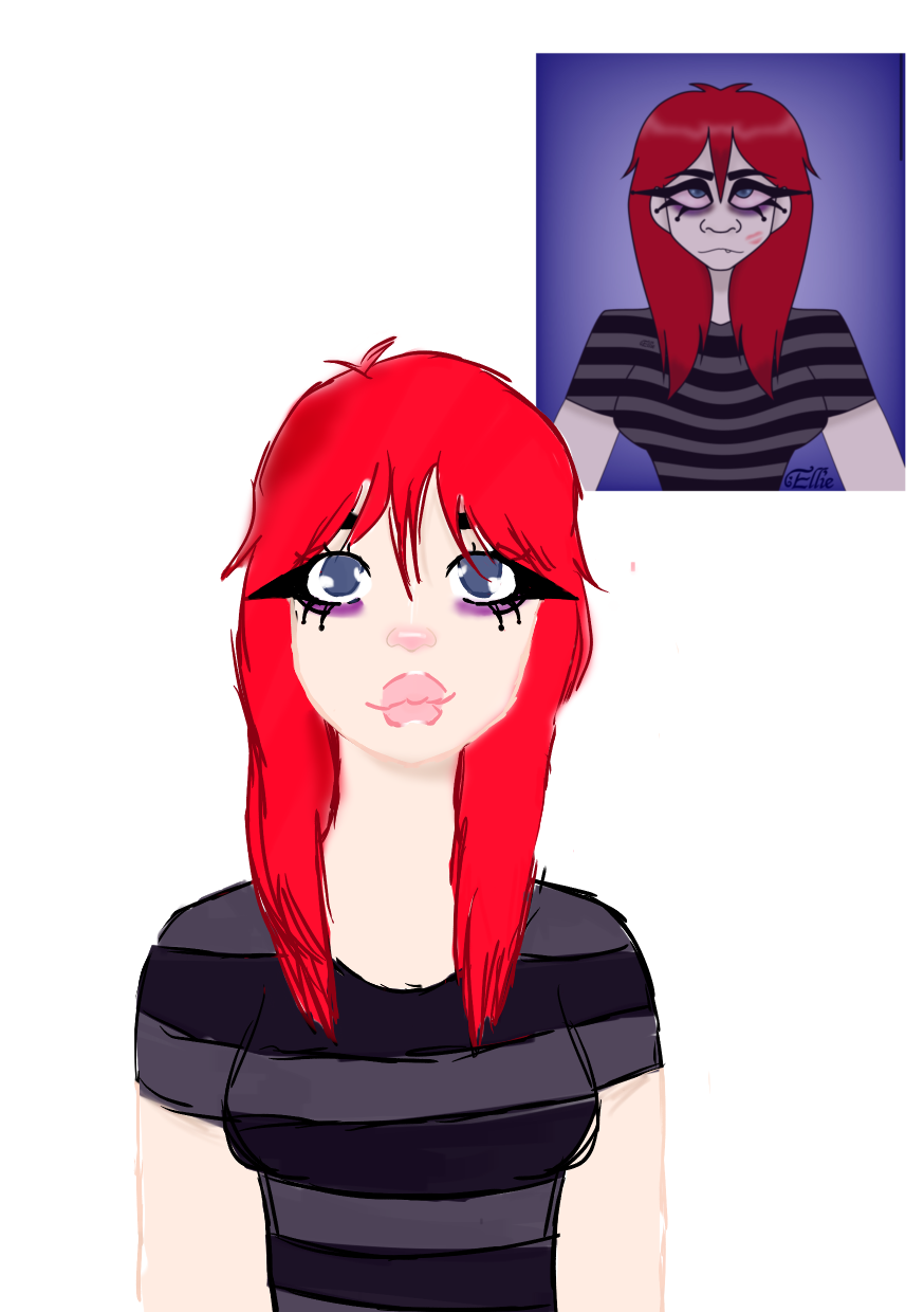 This is a drawing of Ellie’s OC - ibisPaint