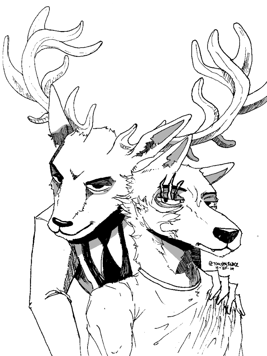 BEASTARS LOUIS AND LEGOSI - ibisPaint