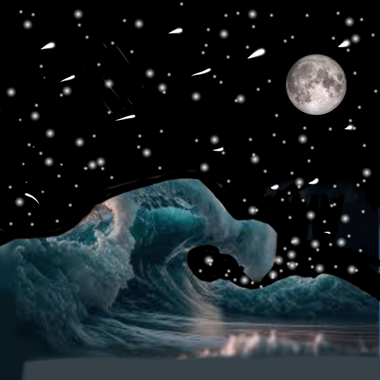 The Night Wave - ibisPaint