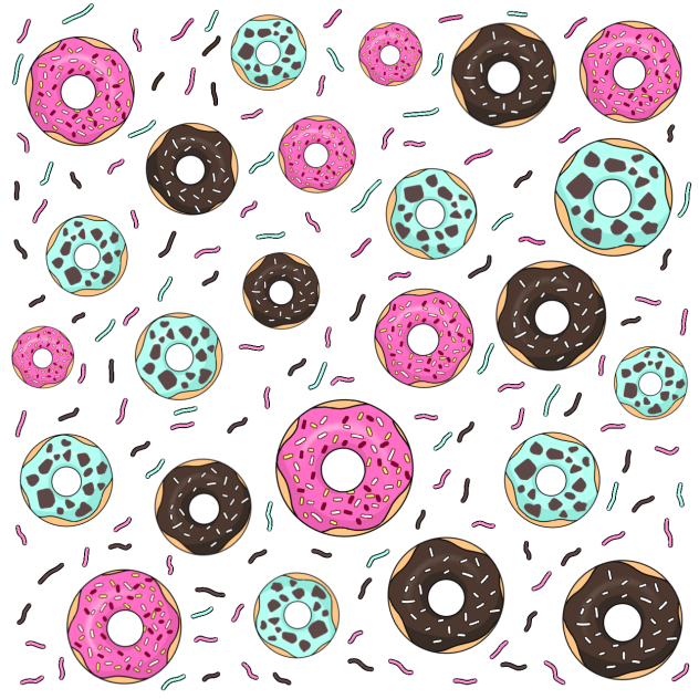donuts pattern - ibisPaint