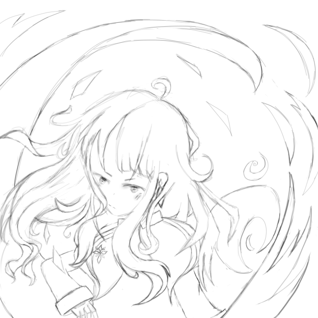 wind (sketch) - ibisPaint