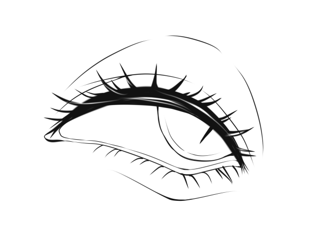 jewelry cat eye(線画) - ibisPaint