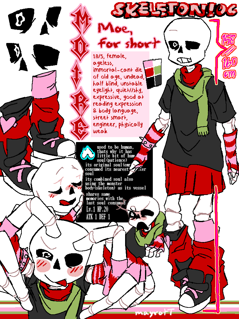 skeleton oc - ibisPaint