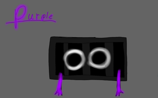 Purple from rainbow friends - ibisPaint