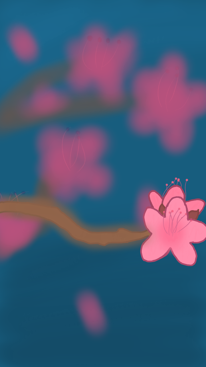Pink Flowers - ibisPaint
