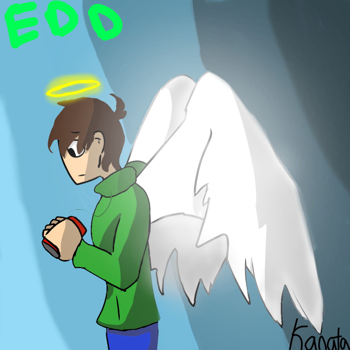Eddsworld Edd the cola angel lol - ibisPaint