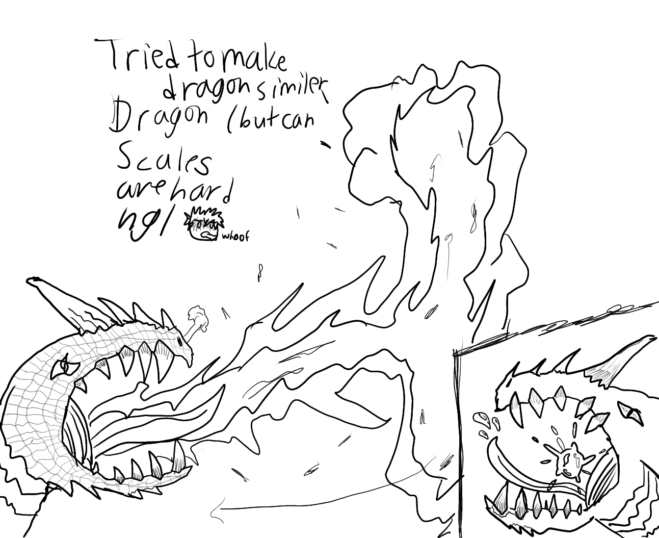 Dragon study - ibisPaint