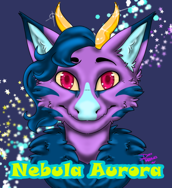 Nebula Aurora Badge - ibisPaint