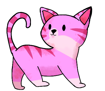 pink cat🐈 - ibisPaint