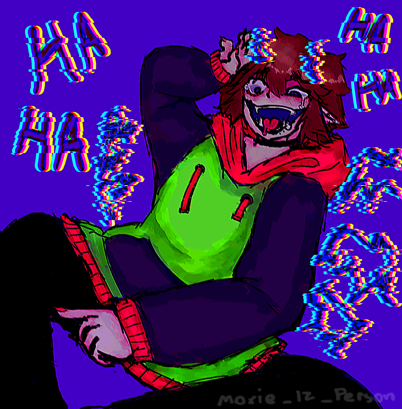 manic laughter intensifies - ibisPaint