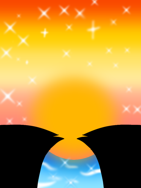 the sunset - ibisPaint