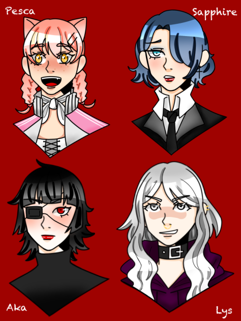 Team LPSK(lipstick)-RWBY OC - ibisPaint