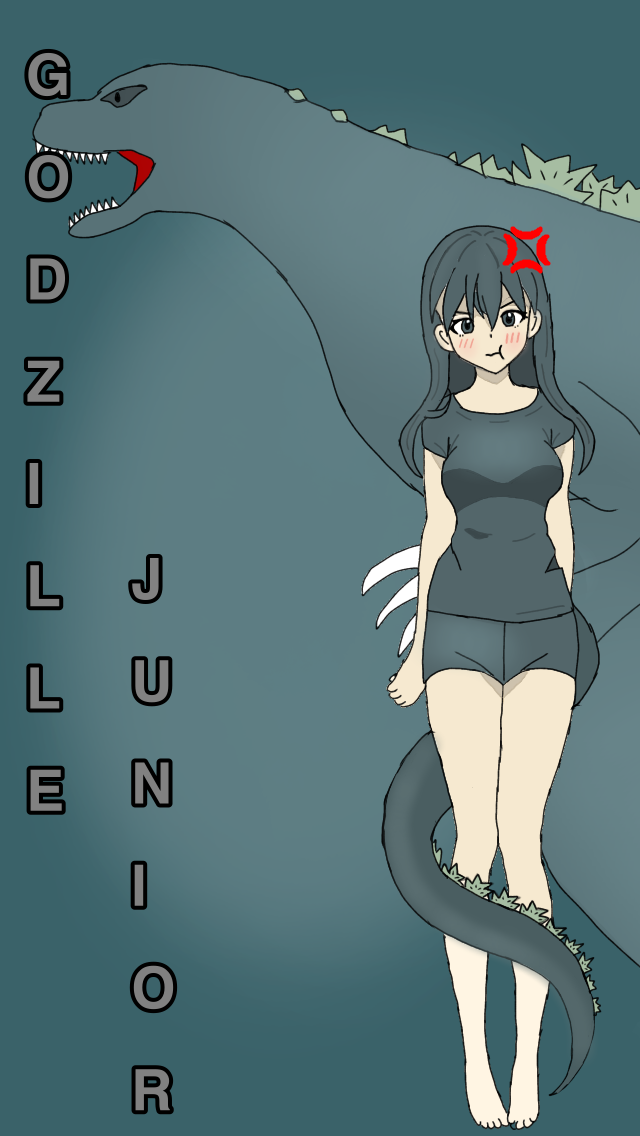 Godzille junior (human) - ibisPaint