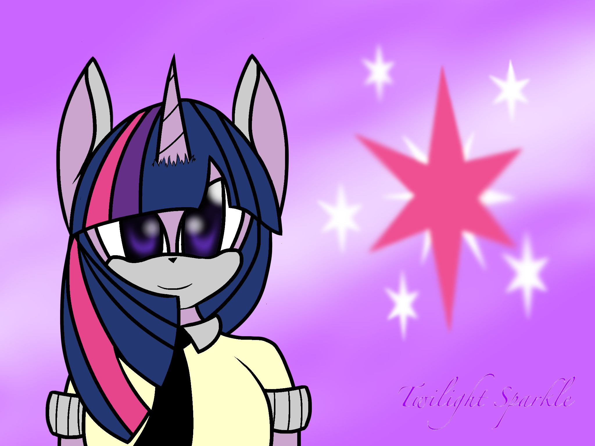 twilight sparkle sonic style speedpaint - ibisPaint