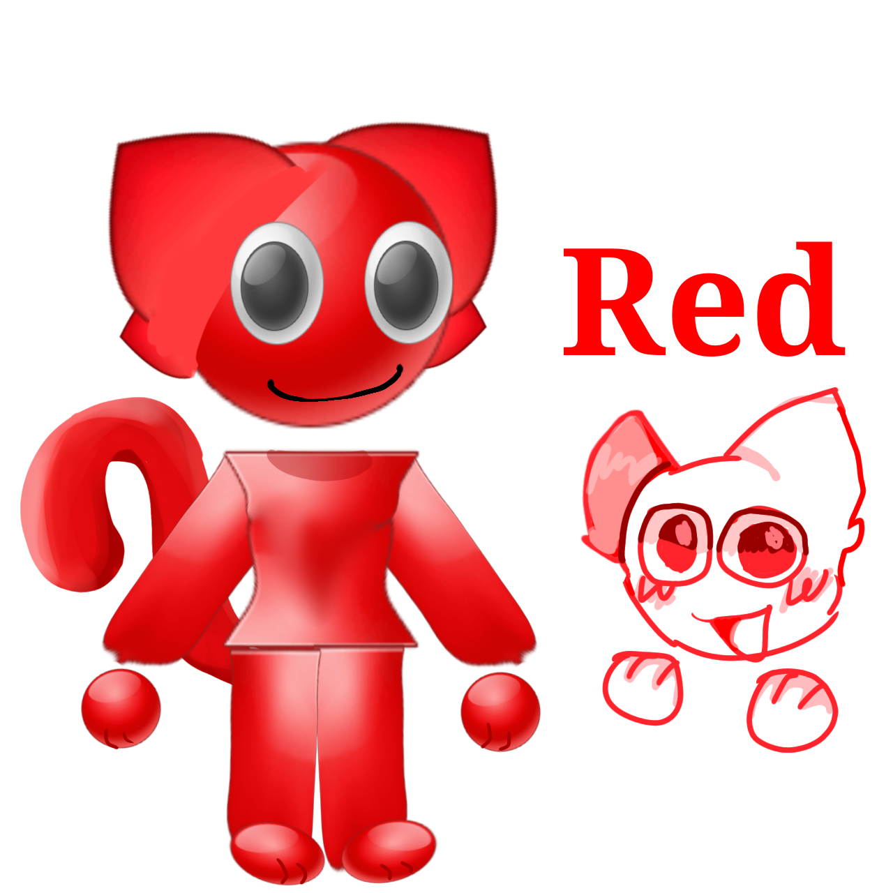 old emoji cat oc remake - ibisPaint