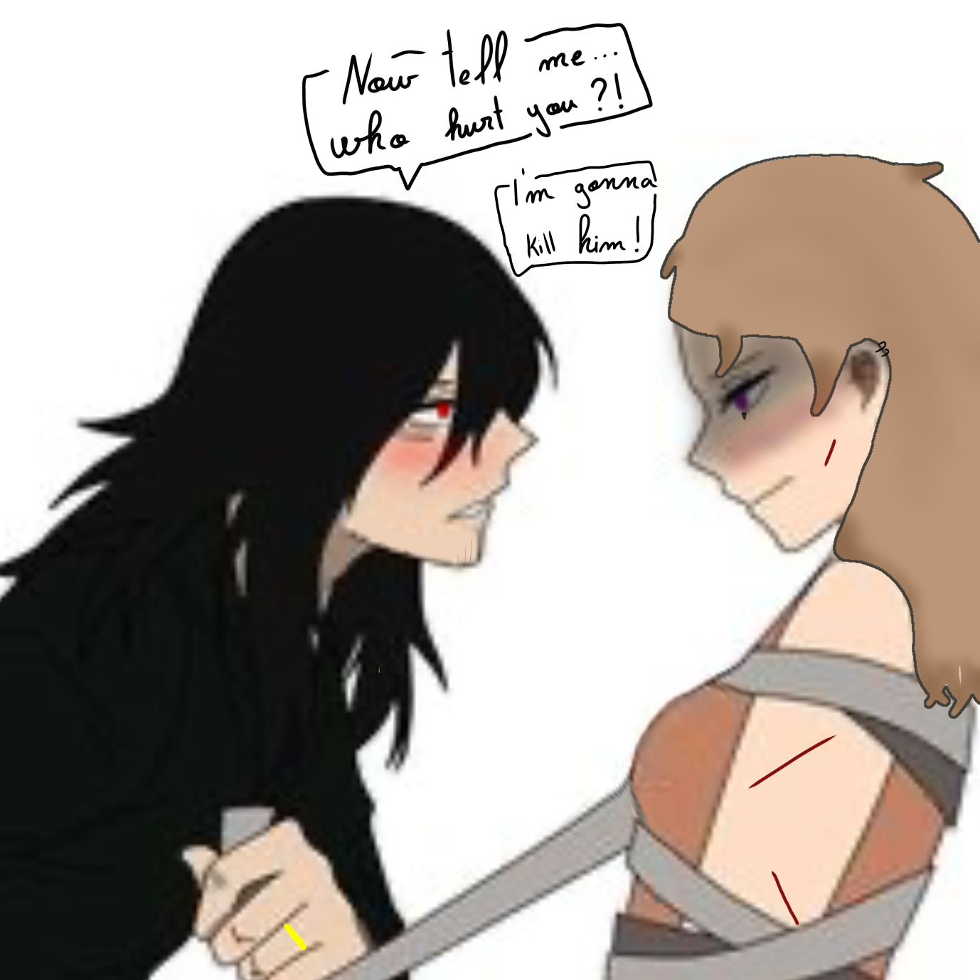 Mikio and Aizawa sensei - ibisPaint