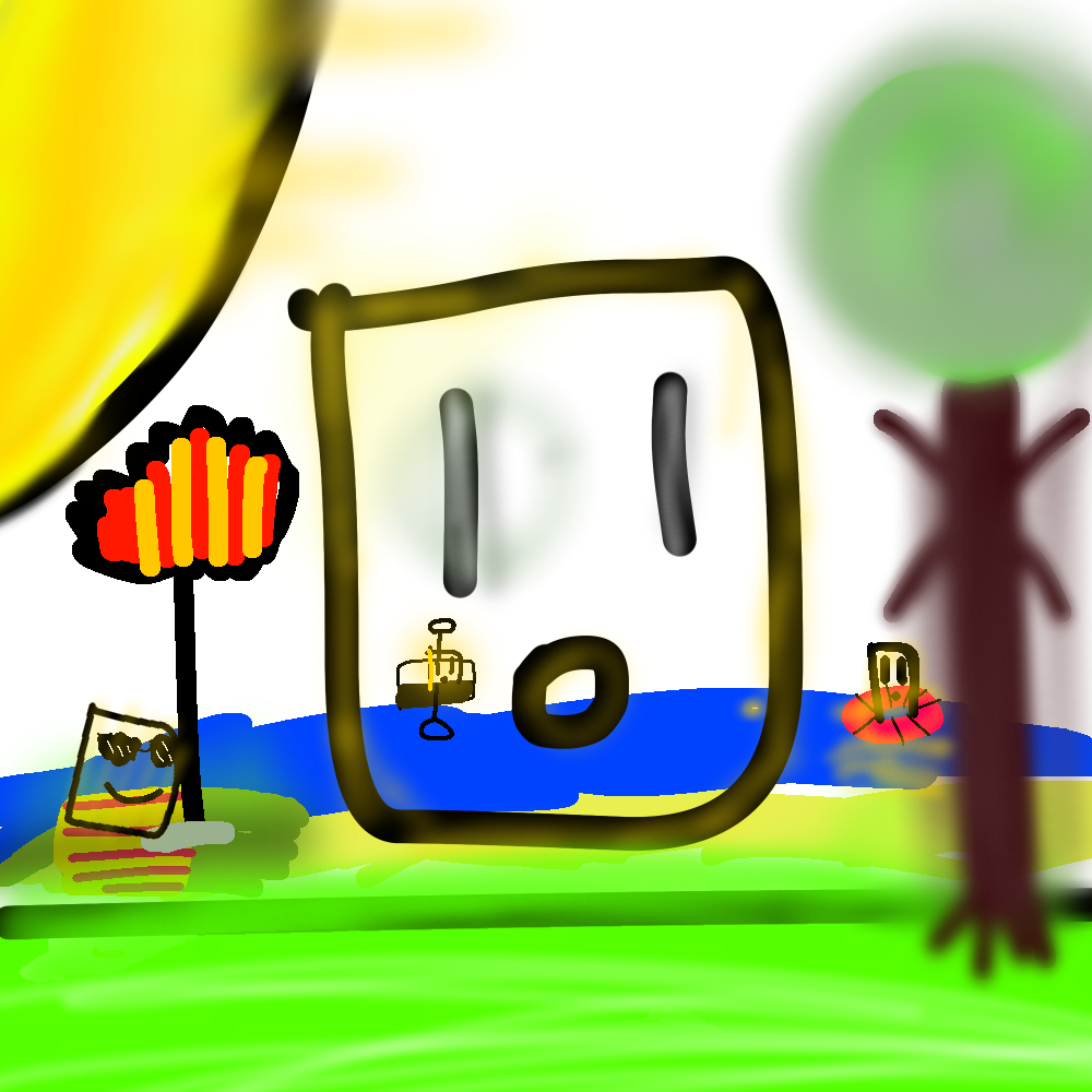 MAKING MINIBLOX SUMMER ART! - ibisPaint