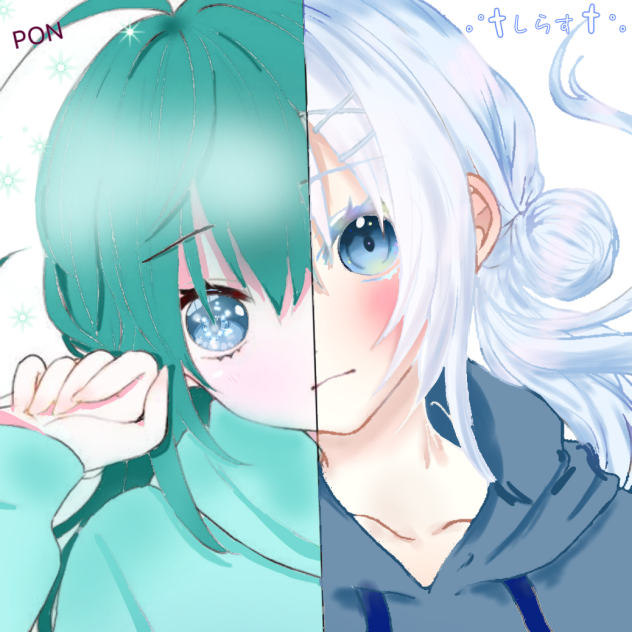 PONさんとの合作ー！ - ibisPaint