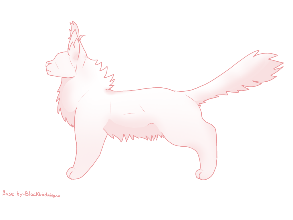 Long fur cat base - ibisPaint