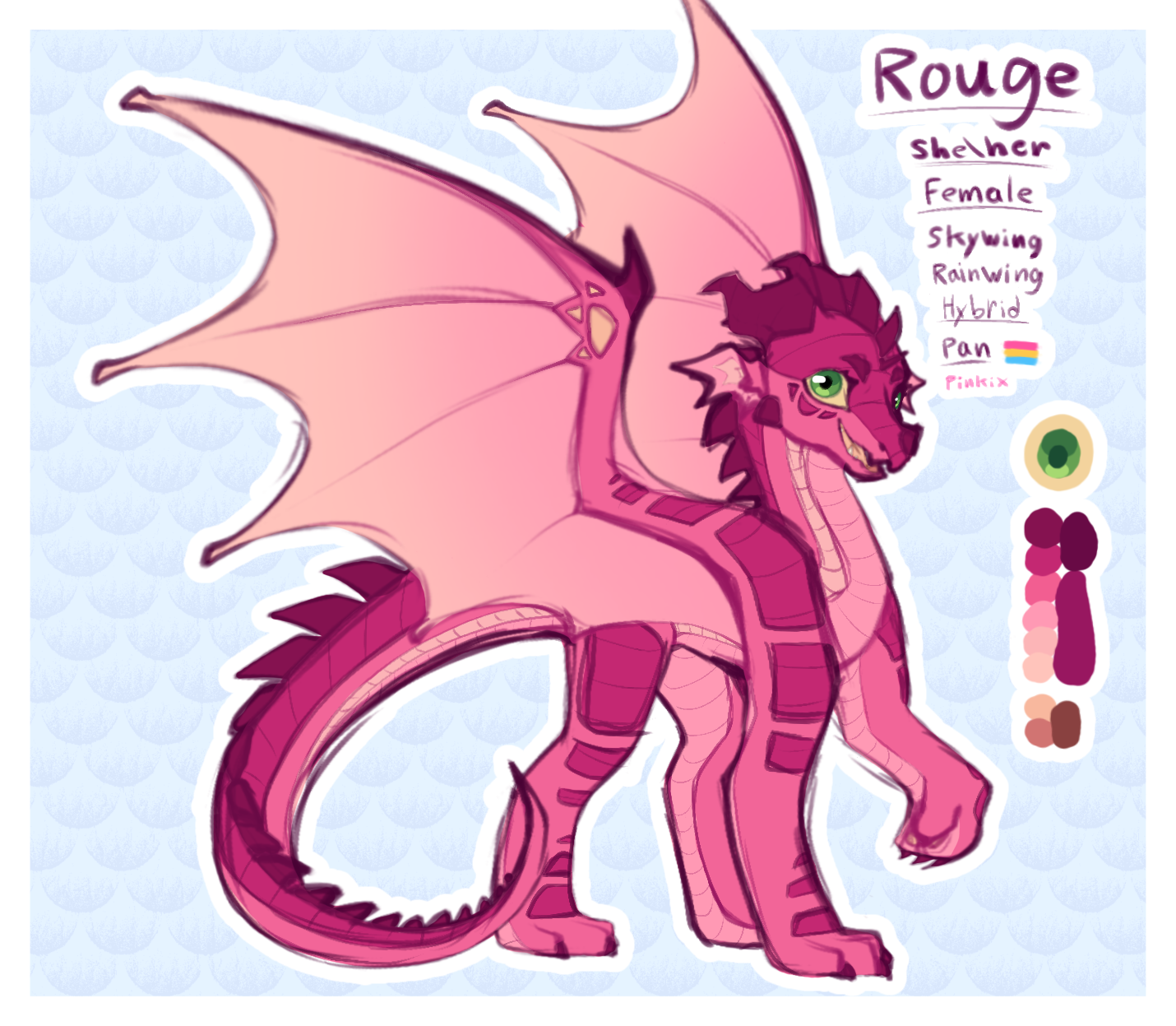 Rouge WOF OC ref sheet - ibisPaint
