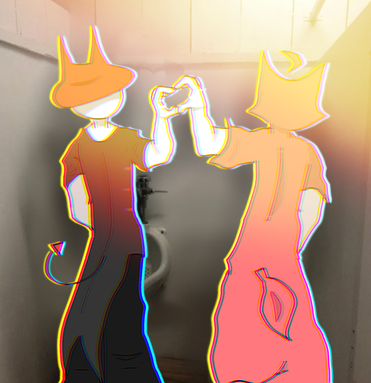 two guys - ibisPaint