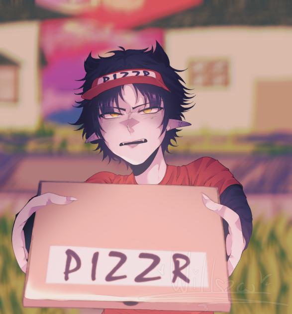 Just take ur pizza man - ibisPaint