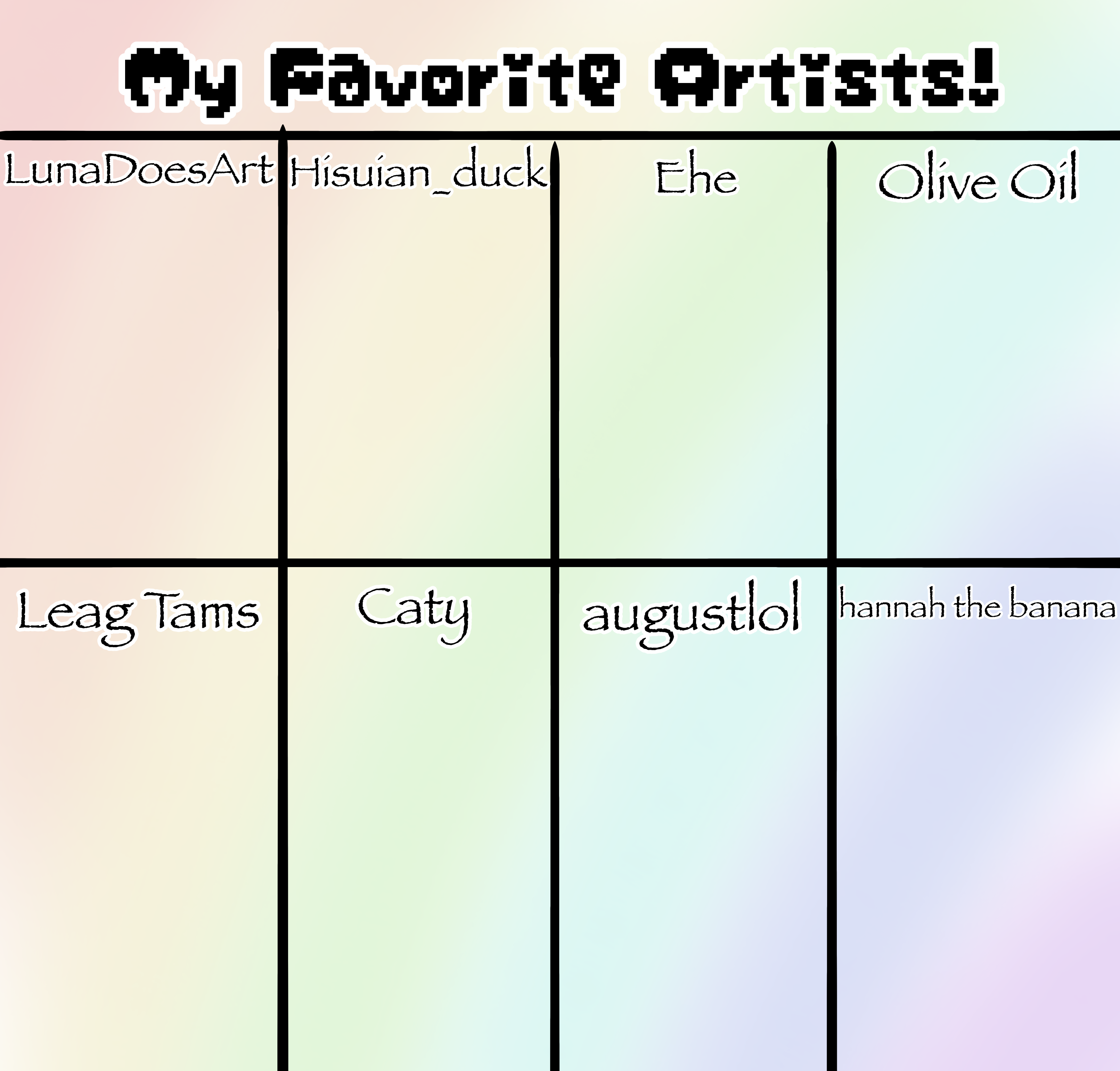 Fav Artists Collab - ibisPaint