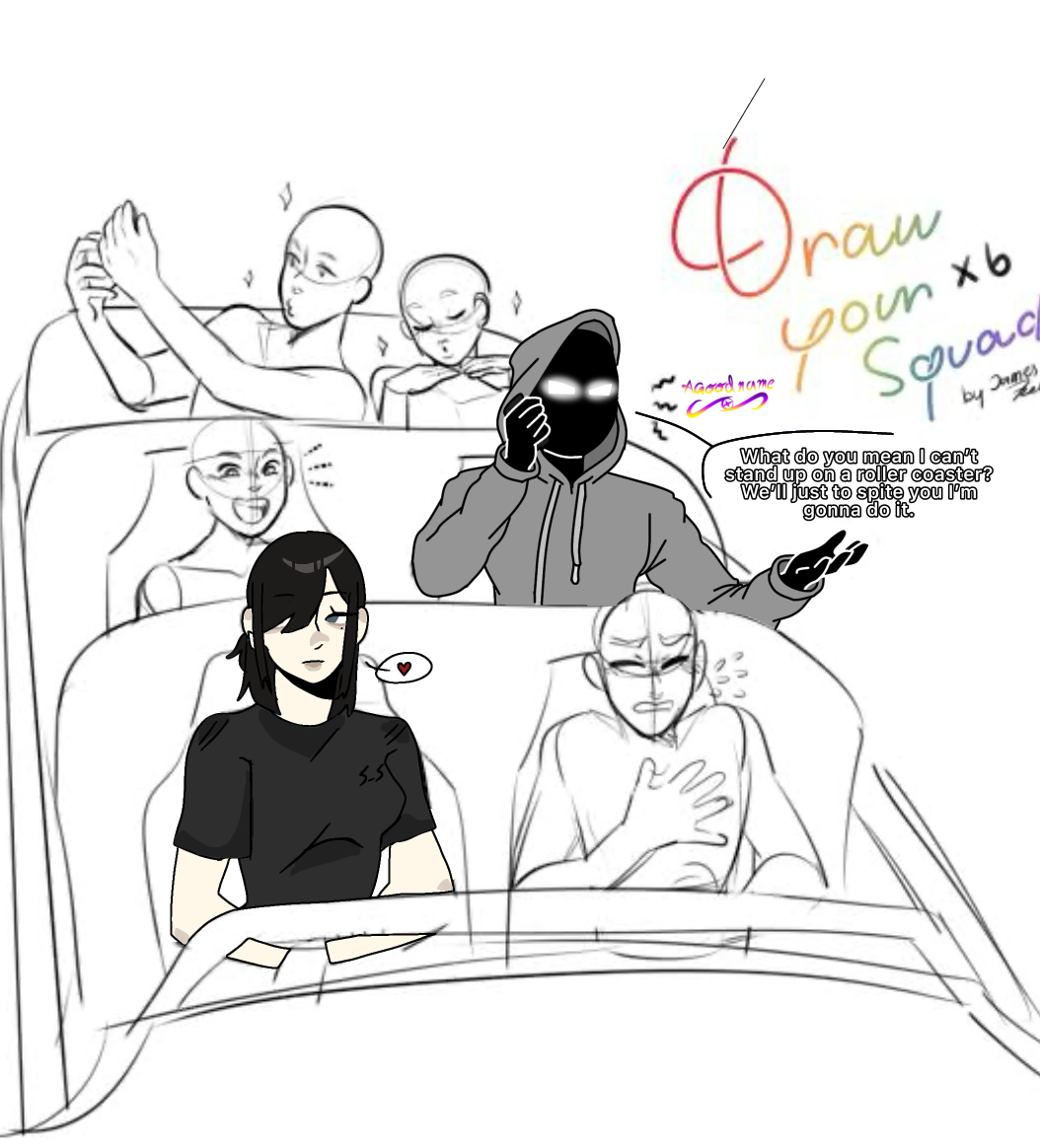 Roller coaster collab - ibisPaint