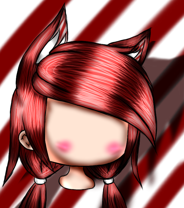 candy cane hair - ibisPaint
