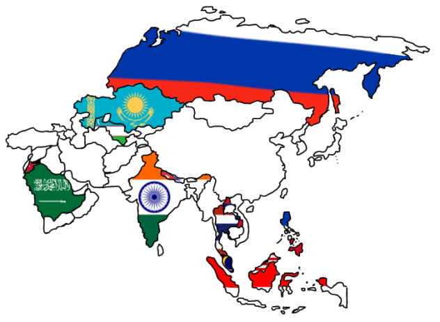 make Asians country flags - ibisPaint