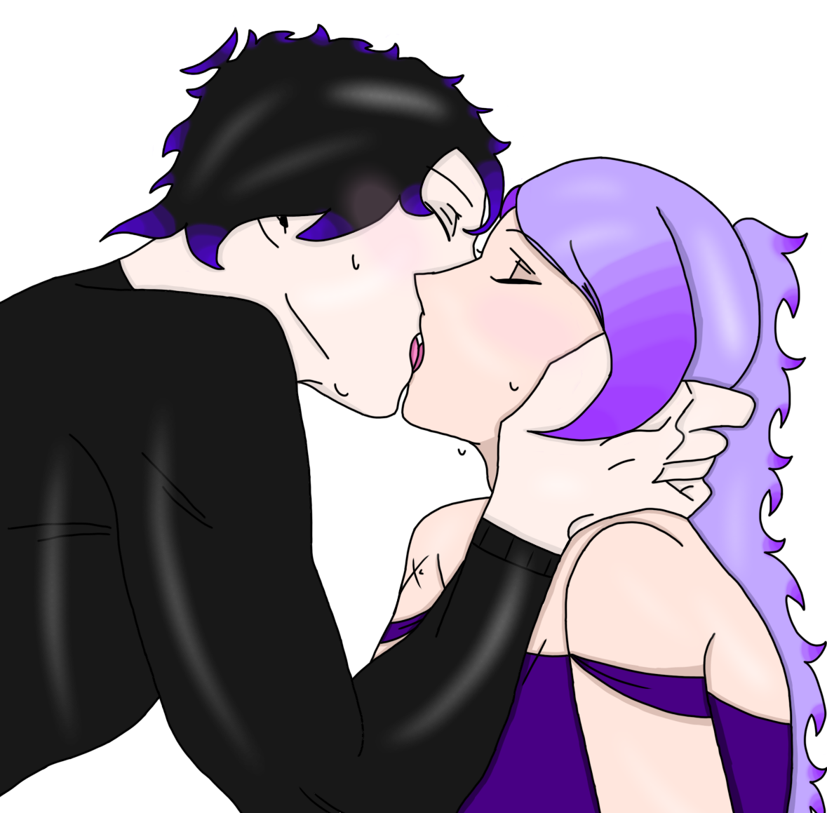 [Extra!] My OC & my Bfs OC!! 😘 - ibisPaint