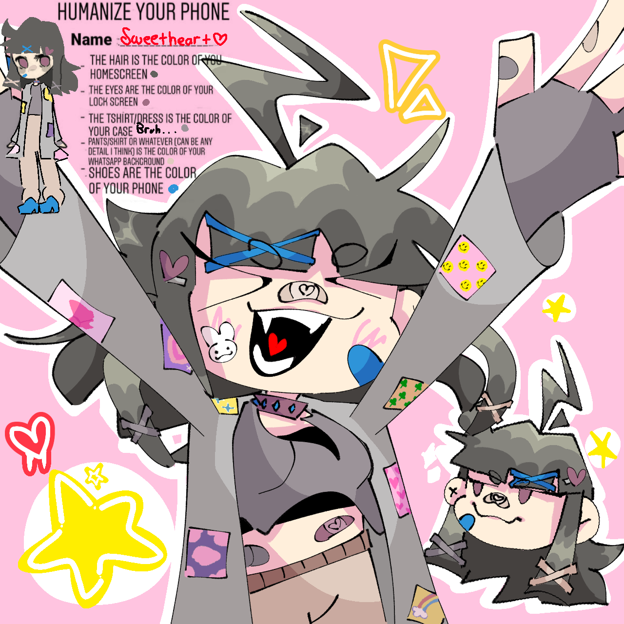 Humanize my phone - ibisPaint