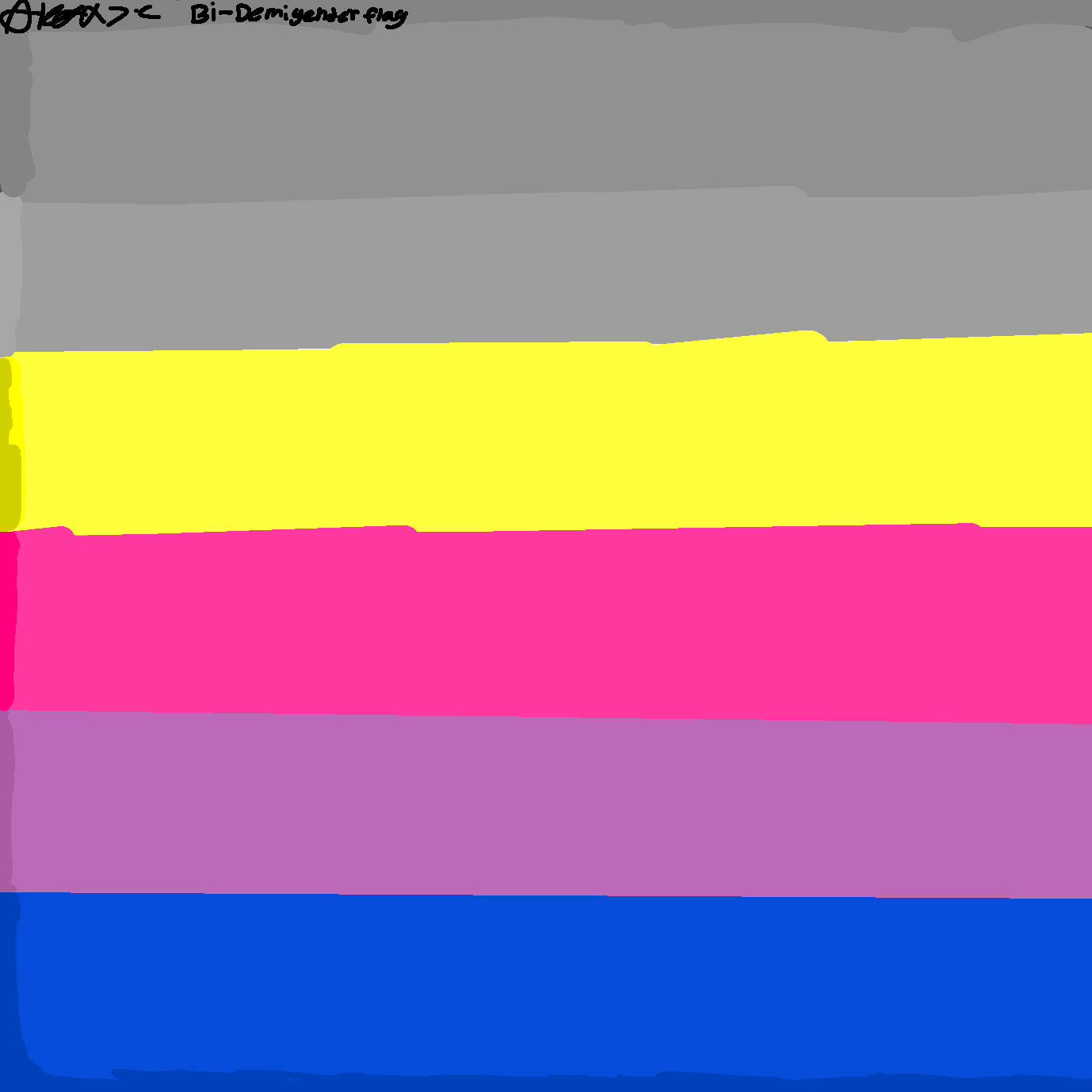 made my own LGBTQ flag - ibisPaint
