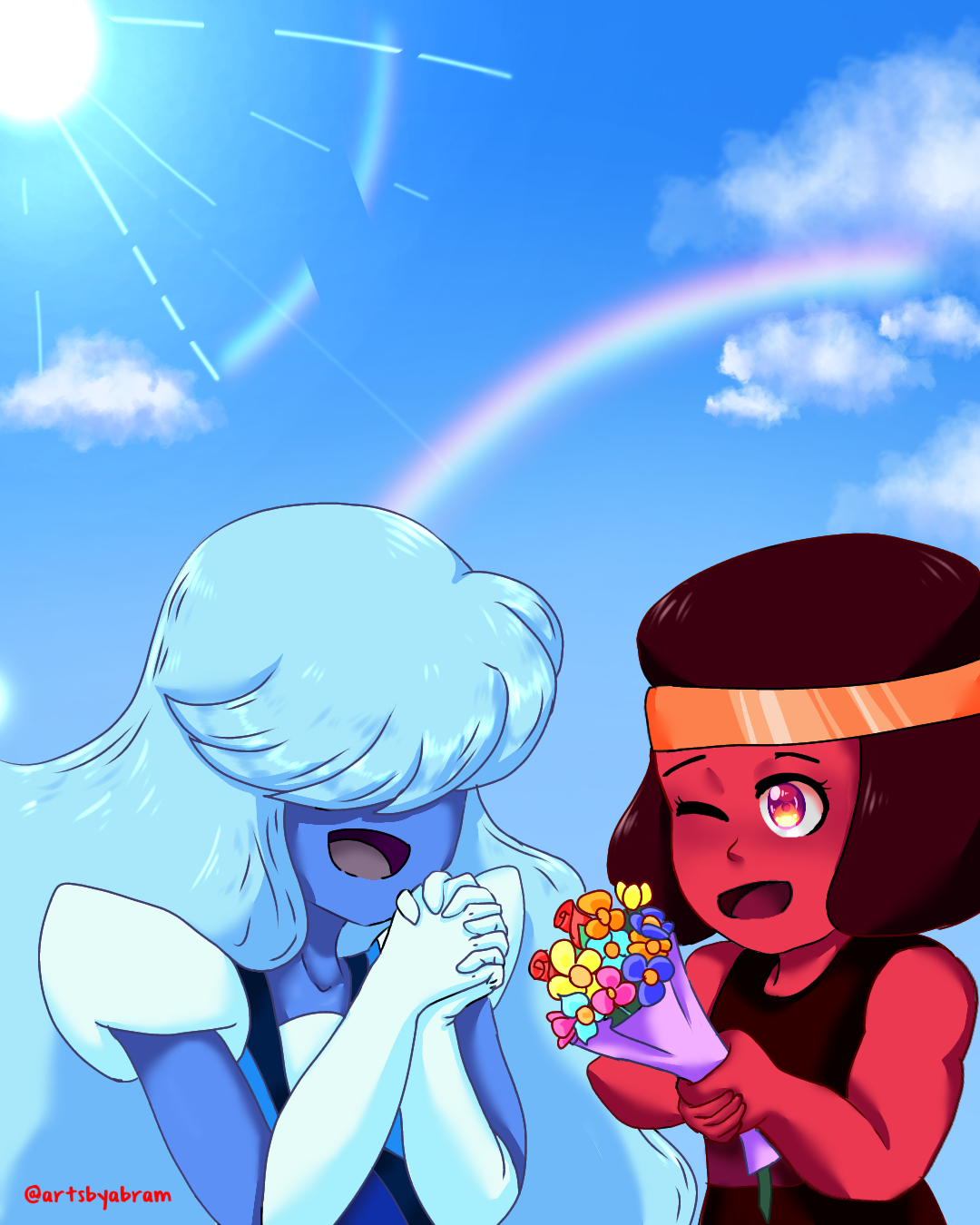 Ruby and Sapphire💙 - ibisPaint