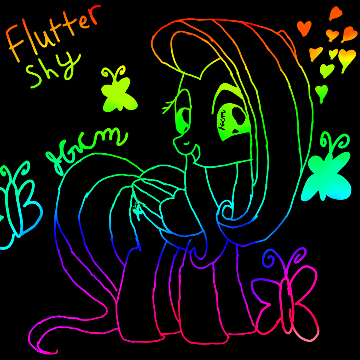 FlutterShy - ibisPaint
