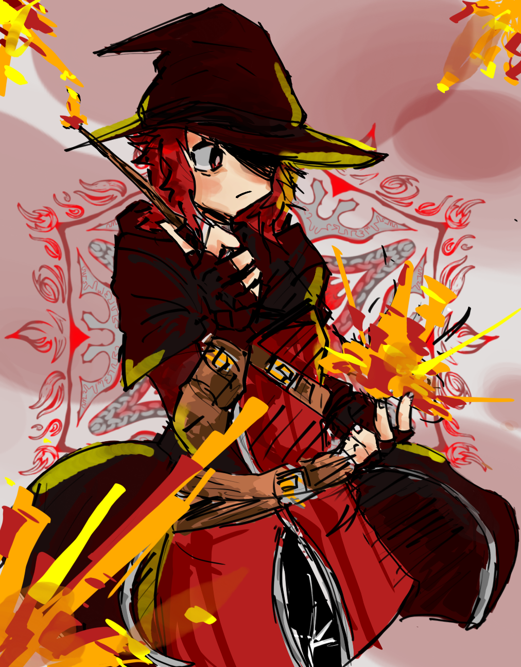 Pyro Mage - ibisPaint