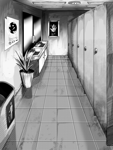 Empty Restroom - ibisPaint