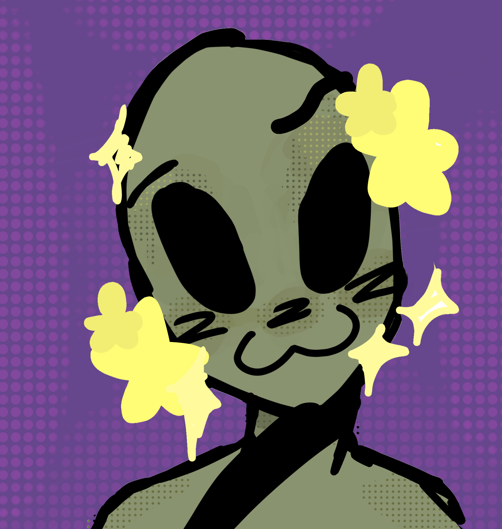 Just a silly little alien 👽 - ibisPaint