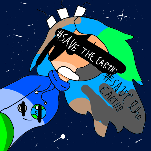 save the earth - ibisPaint